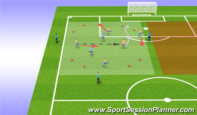 Football/Soccer: Pass and Move (Technical: Passing & Receiving , Beginner)