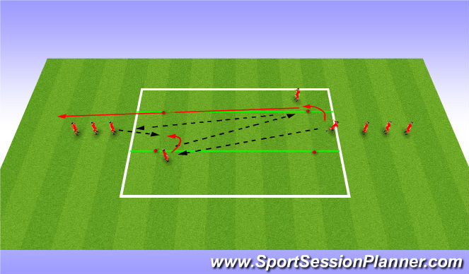 Football/Soccer: Passing comb (Technical: Ball Control, Moderate)