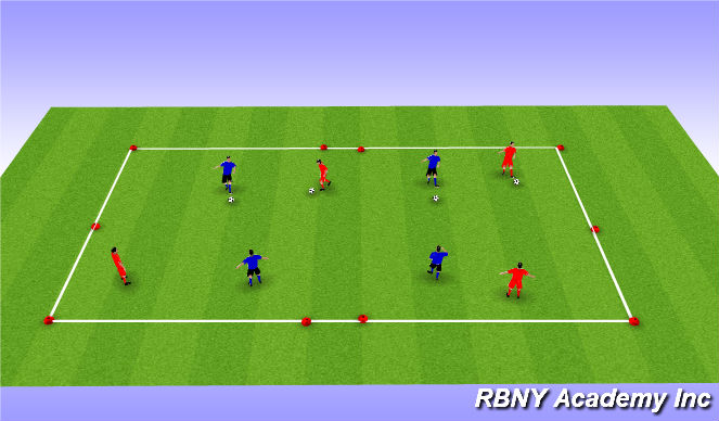 Football/Soccer: Receiving - Diagonal Pass (Technical: Ball Control ...