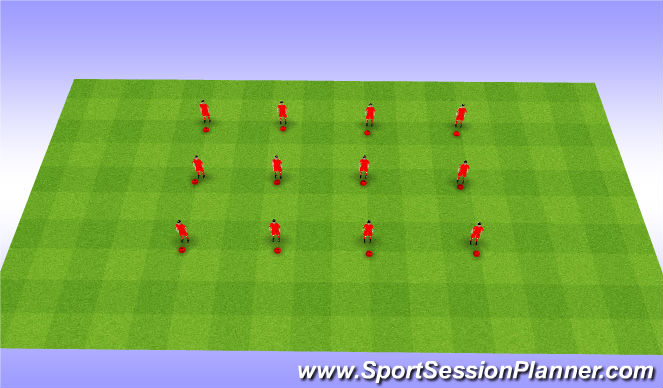 Football/Soccer: Set Up Ideas (CoViD-19 (Social Distancing), Beginner)