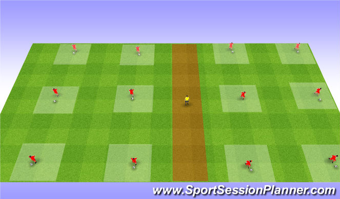 Football/Soccer: Set Up Ideas (CoViD-19 (Social Distancing), Beginner)