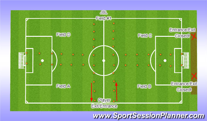 Football/Soccer: JBL #1 Field Setup (CoViD-19 (Social Distancing ...