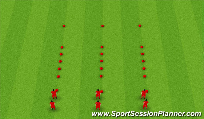 Football/Soccer: 2020 Dribbling (Technical: Dribbling and RWB, Moderate)