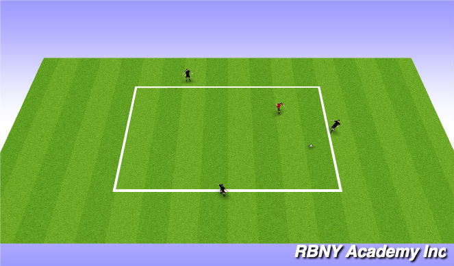 Football/Soccer: 3v1 - Rondo (Tactical: Possession, Academy Sessions)