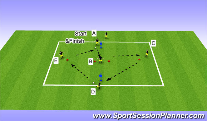 Football/Soccer: Caldicot Town Passing Drill (Technical: Passing ...