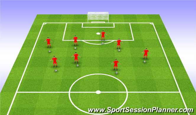 Football/Soccer: U14S playing through midfield. (Tactical: Penetration ...