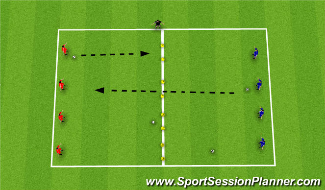 Football/Soccer: Short passing (Technical: Position specific, Moderate)