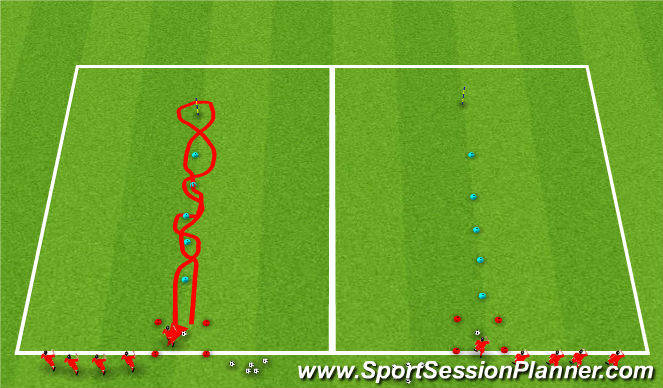 Football/Soccer: RUNNING WITH THE BALL (Technical: Ball Control, Beginner)