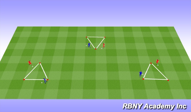 Football/Soccer: U 9 RDS Soccer five clinic Triangle (Tactical ...
