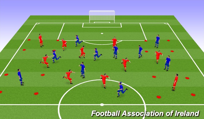 Football/Soccer: (diagonal) possession game (Academy: Counter/Reactive ...