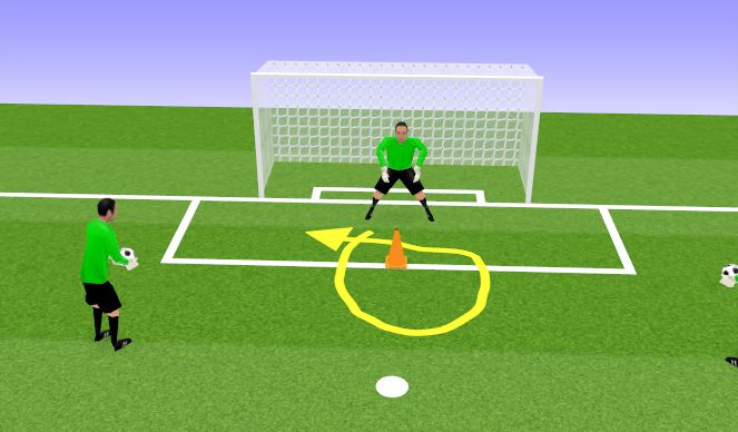 Football/Soccer: Angled shots (CoViD-19 (Social Distancing), Moderate)