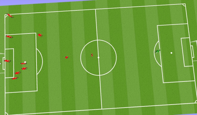 Football/Soccer: Short corner 2 (Set-Pieces: Corners, Moderate)