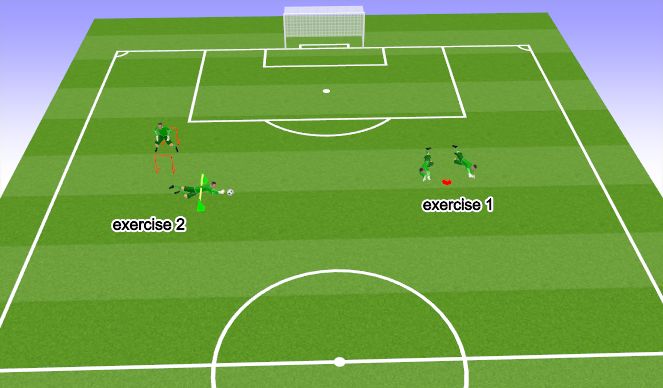 Football/Soccer: low dive Gk warm-up (Goalkeeping: Agility/Diving ...