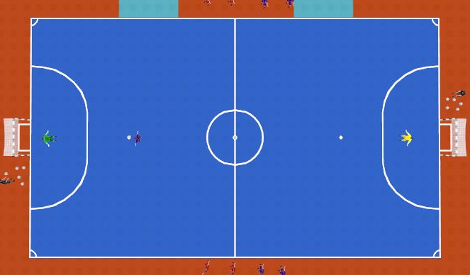 Futsal: D04-G5a Transition Game (10 metre pen into game) (Tactical ...
