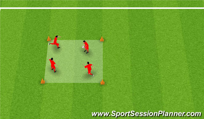 Football/Soccer: Technique Based Box (Warm-Up) (Goalkeeping: General ...