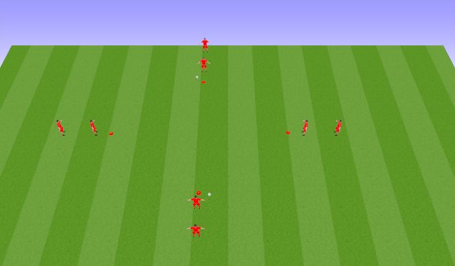 Football/Soccer: Passing in a diamond (Technical: Passing & Receiving ...