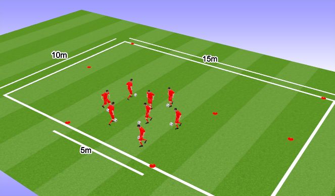 Football/Soccer: Session 1 (Technical: Dribbling and RWB, Academy Sessions)