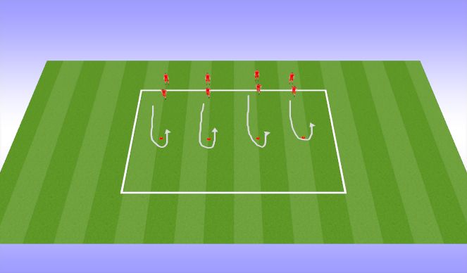 Football/Soccer: Wall passing (Technical: Passing & Receiving , Beginner)