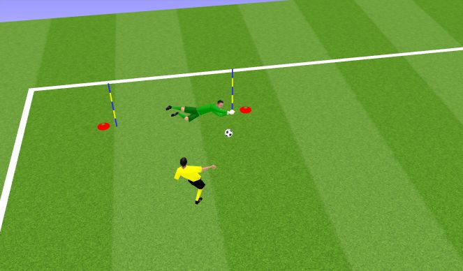Football/Soccer: Low dives (Goalkeeping: Agility/Diving techniques ...