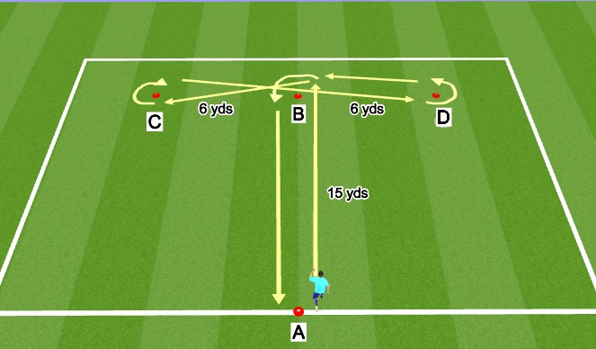 Football/Soccer: B2009 Blue Tests (Physical: Agility, Beginner)