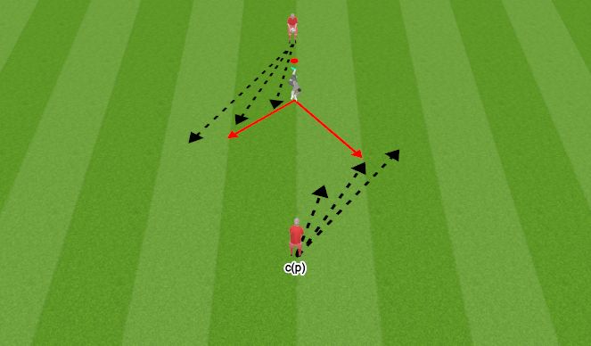 Football/Soccer: Move & Stop (Goalkeeping: 1 v 1, Moderate)