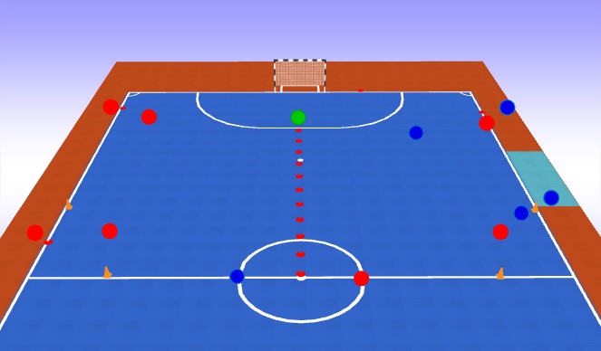 Futsal: Practice 11 - Movement- creating triangles (Tactical: Attacking ...