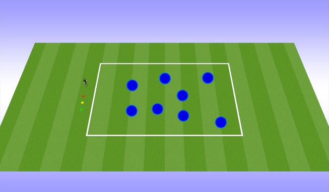 Football/Soccer: TRAFFIC LIGHTS (Warm-ups, Beginner)