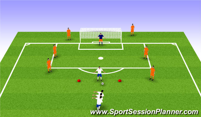 Football/Soccer: Finishing U9 (Technical: Shooting, Moderate)