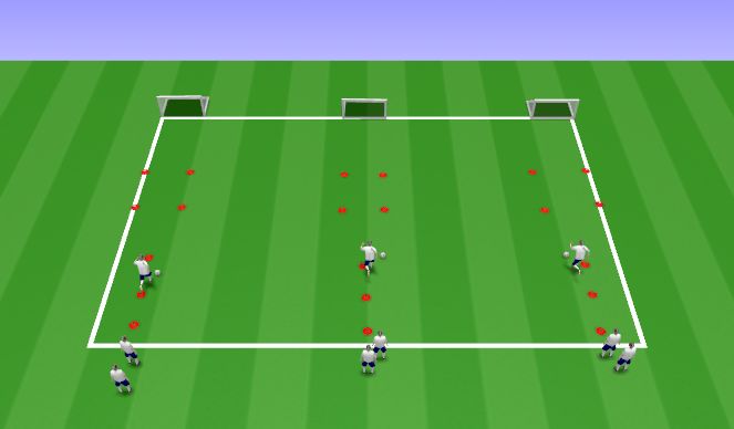 Football/Soccer: Switching Play Using 2 lines (Technical: Passing ...