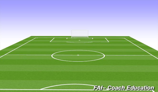 Football/Soccer: Passing and receiving the ball with correct body shape ...