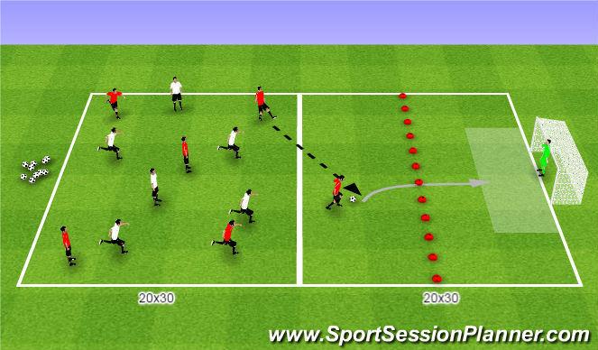 Football/Soccer: AS: Main Theme (Technical: Attacking skills, Moderate)