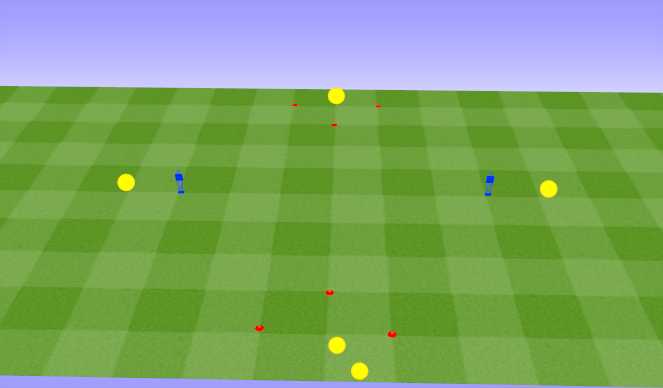 Football/Soccer: Diamond passing and dribbling pattern (Technical ...