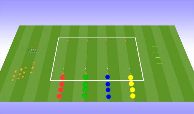 Football/Soccer: Sprint relays (Physical: Speed, Beginner)