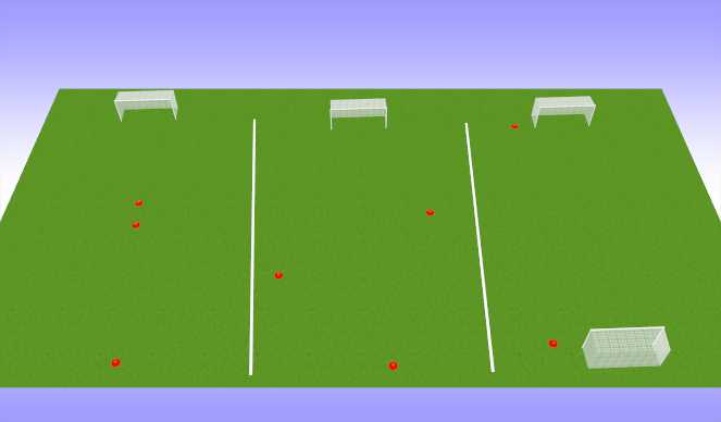 Football/Soccer: 1v1 defending (Technical: Defensive skills, Moderate)