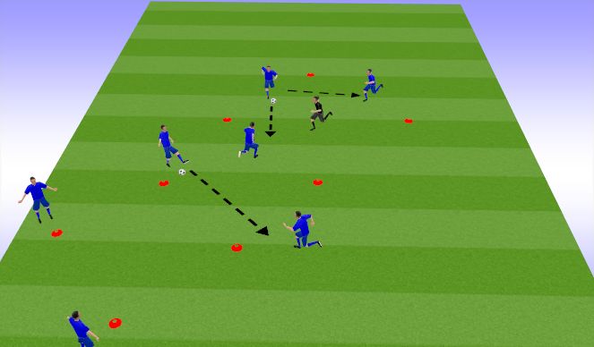 Football/Soccer: U12 Session (Technical: Passing & Receiving , Moderate)