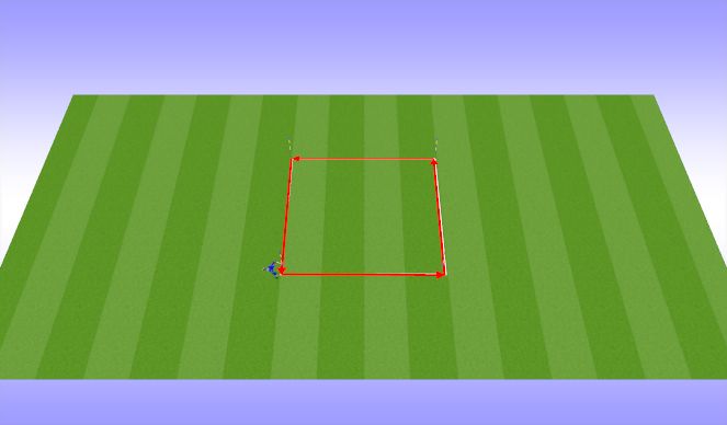 Football/Soccer: Coopers run (Physical: Endurance, Moderate)