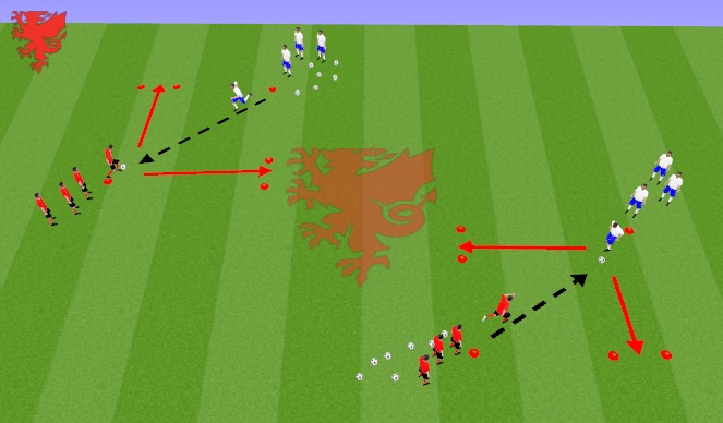 Football/Soccer: AC Pontymister (Tactical: Possession, Academy Sessions)