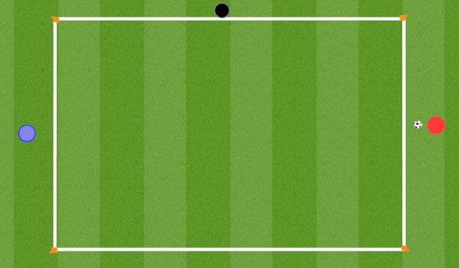 Football/Soccer: 1v1 Games (Technical: Attacking skills, Beginner)