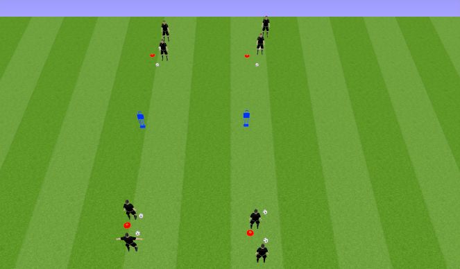 Football/Soccer: U9 Skill Centre Session #1 (Technical: Dribbling and ...