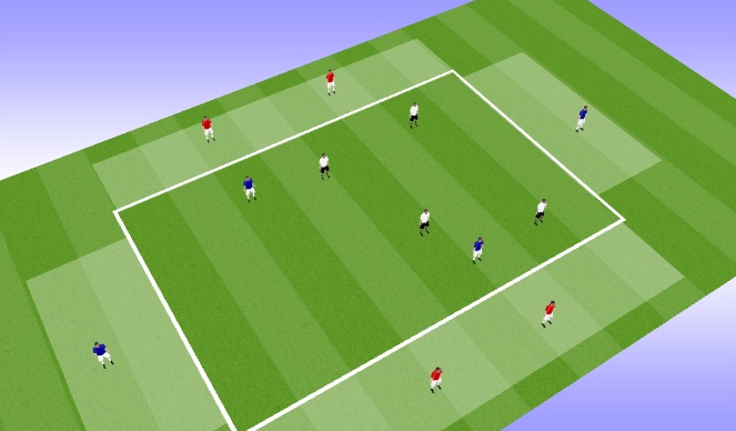 Football/Soccer: U10 Posses (Tactical: Possession, Difficult)