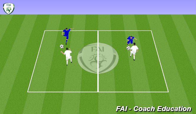 Football/Soccer: Tricks a feints. (Tactical: Inventive play, Academy ...