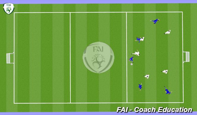 Football/Soccer: Recovery runs. (Tactical: Defensive principles ...