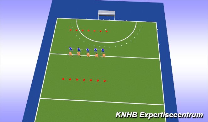 Hockey: Warming up (Physical: Warm-up (With ball), Under 12s)