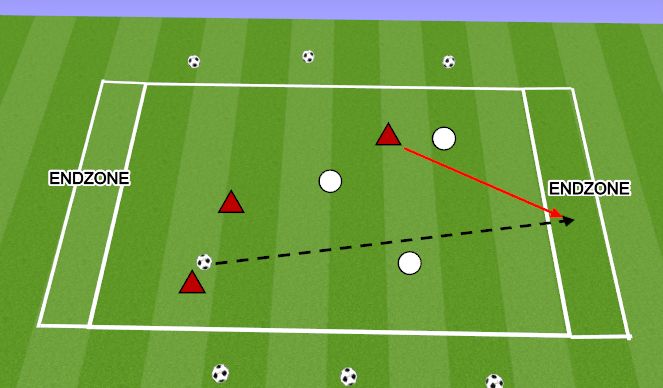 Football/Soccer: SMALL SIDED GAME: ENDZONES (Small-Sided Games, Moderate)