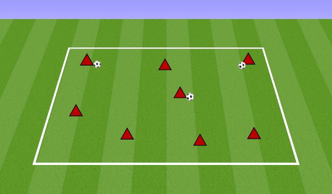 Football/Soccer: WARM UP: TRAP PASS MOVE (Warm-ups, Beginner)