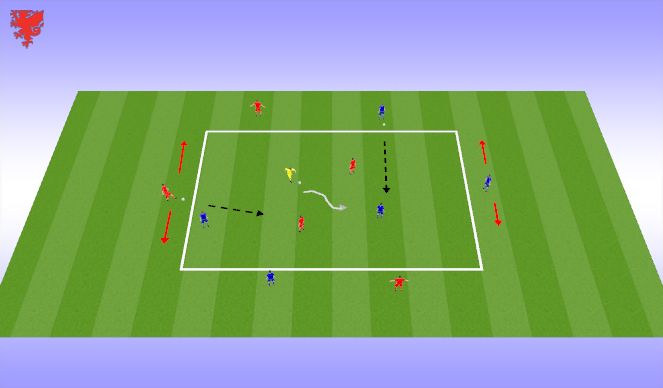 Football/Soccer: Switching POA (Tactical: Switching play, Academy Sessions)