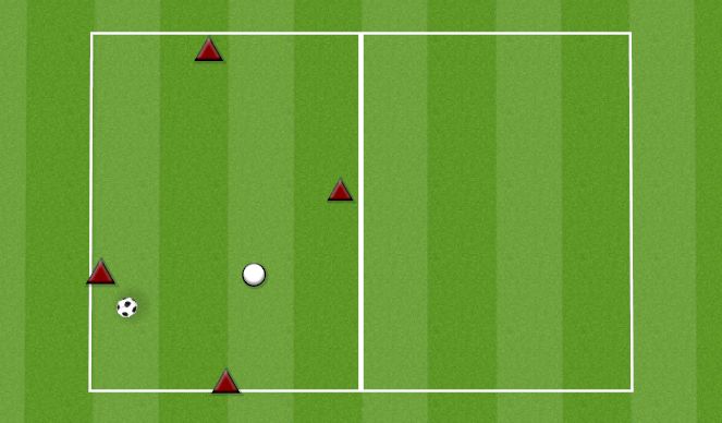 Football/Soccer: RONDO 4V1 TO TWO SQUARES (Tactical: Possession, Moderate)