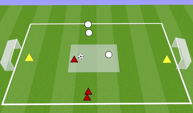 Football/Soccer: 1V1 FACE UP (Technical: Dribbling and RWB, Moderate)