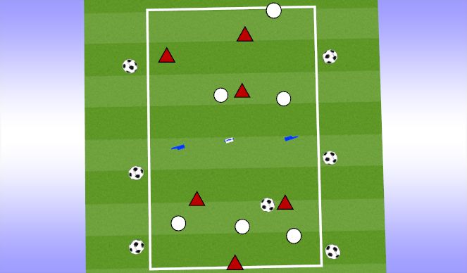 Football/Soccer: SMALL SIDED GAME: 5V2 PLAYING THRU THE LINES ...
