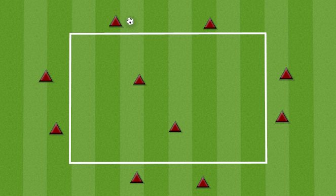 Football/Soccer: POSSESSION 8V2 (Warm-ups, Moderate)
